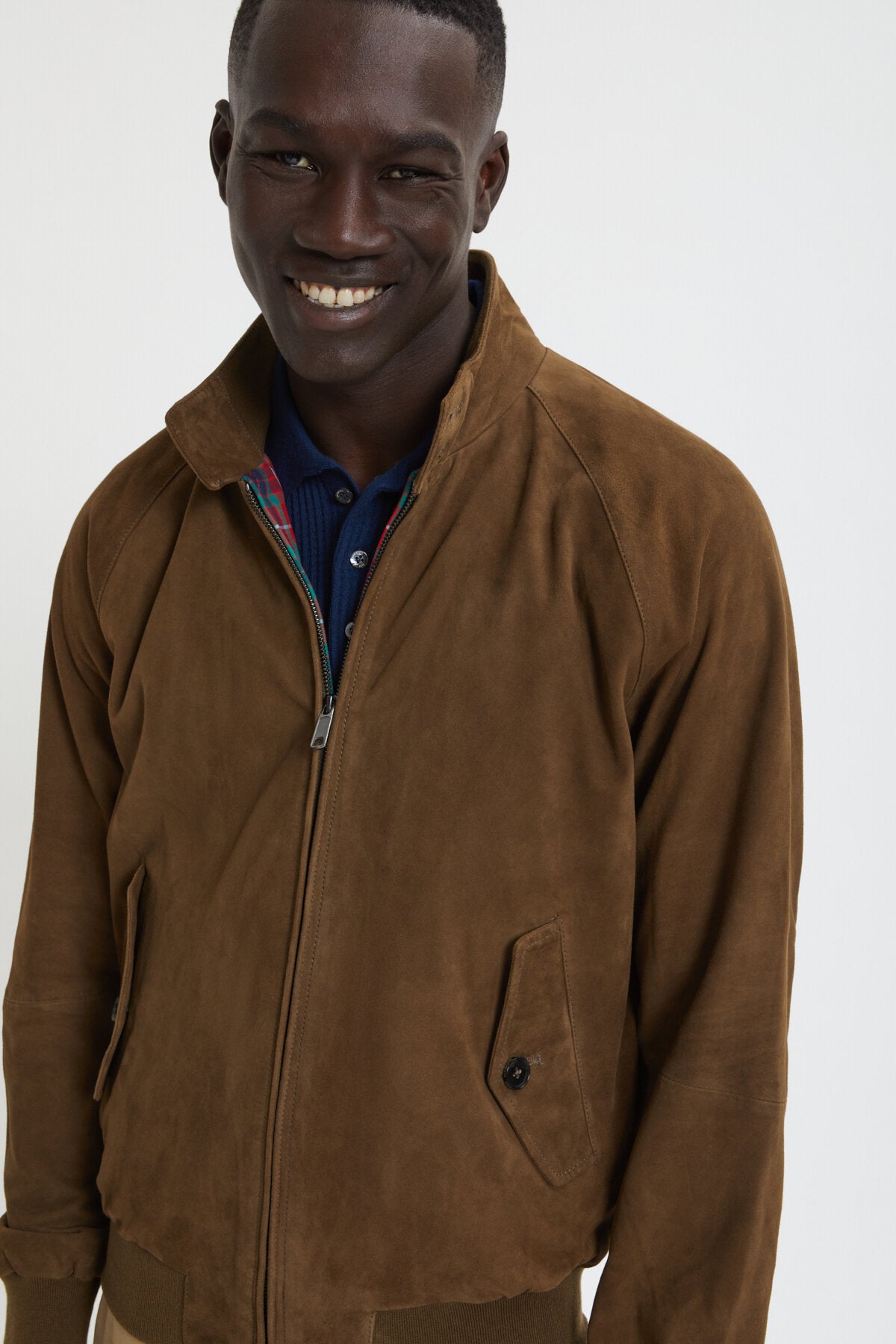 Baracuta G9 in Pelle Scamosciata Dark olive | Uomo | WP Store