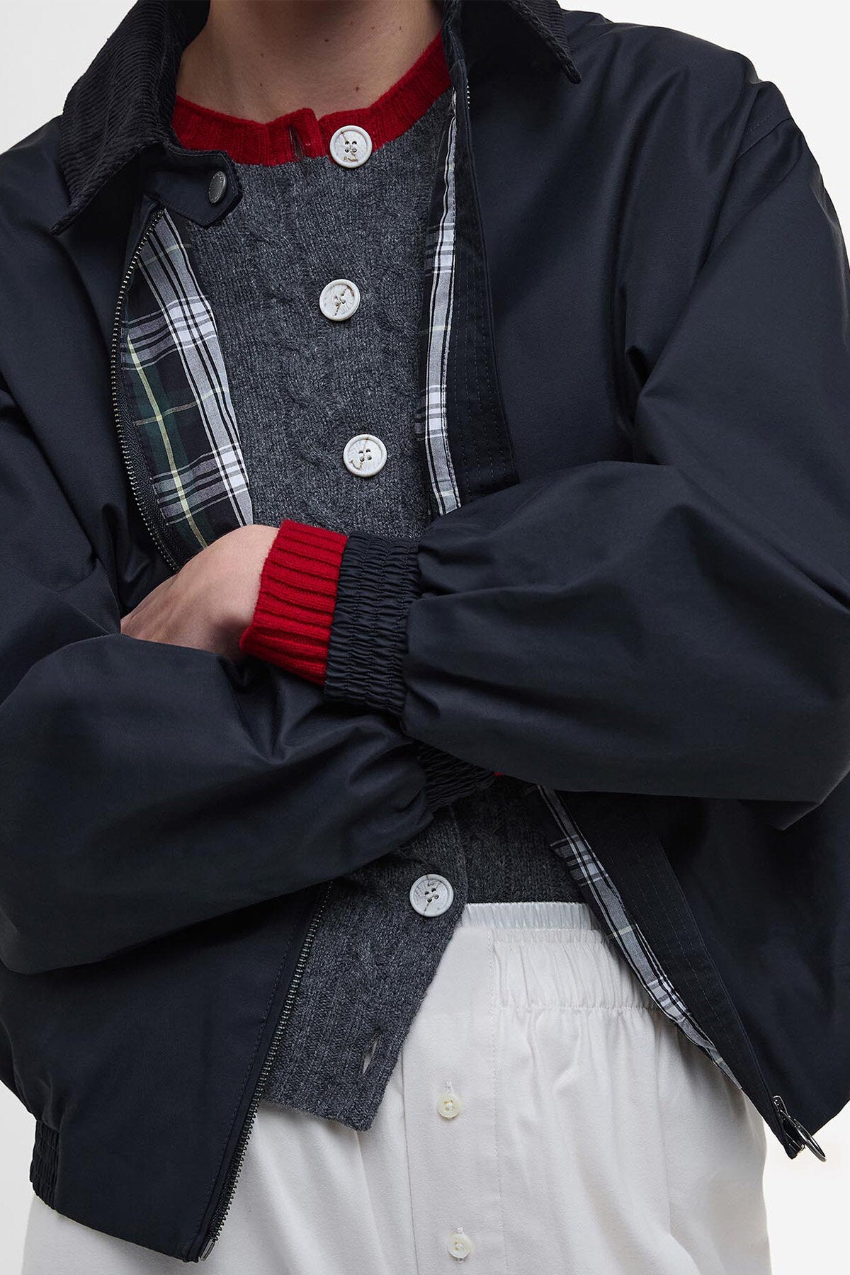 Barbour Lady Bomber impermeabile Anna Barbour The Edit by Alexa Dark ...