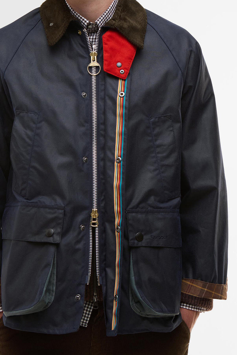 Barbour Giacca cerata Bedale oversize Paul Smith loves Barbour Night sky | Uomo | WP Store