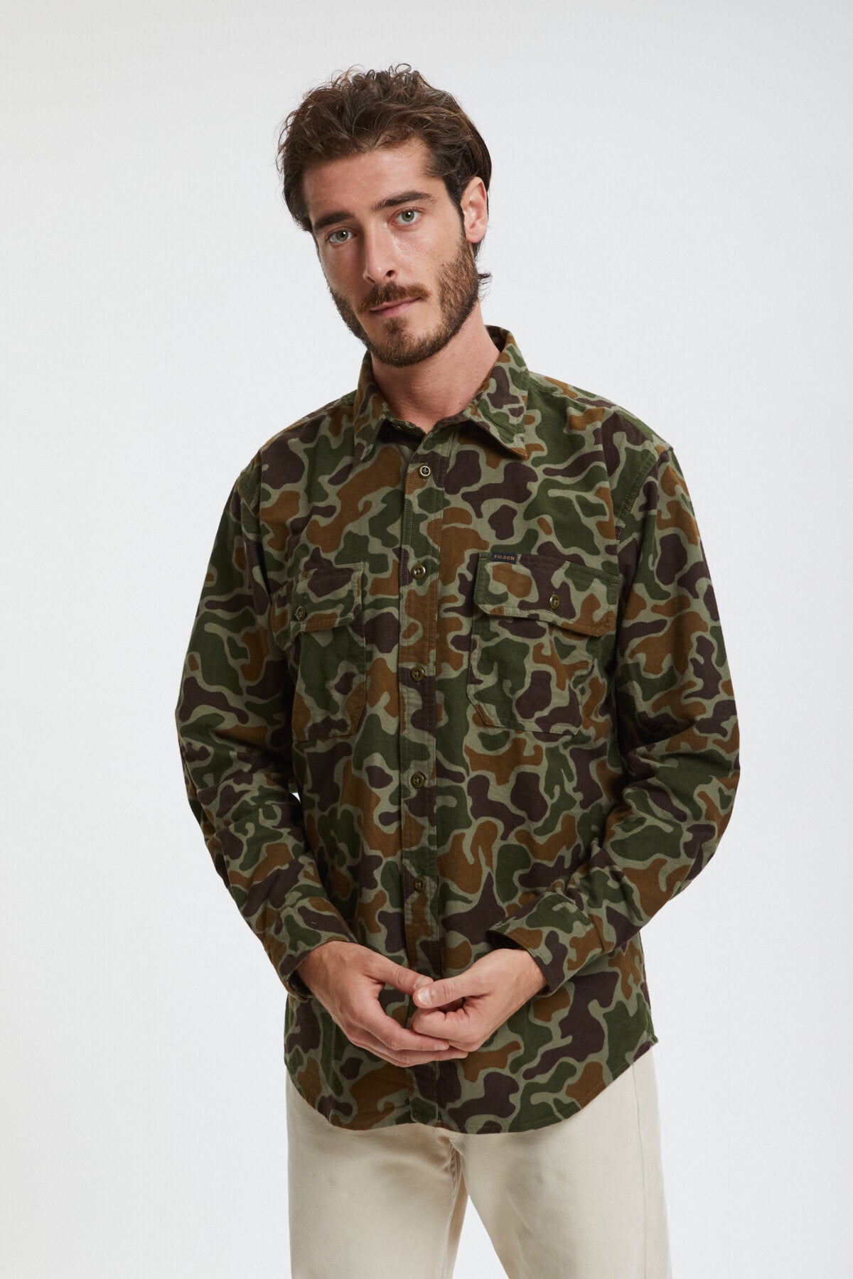 FIELD FLANNEL SHIRT Frog camo by Filson Man | Men | WP Store
