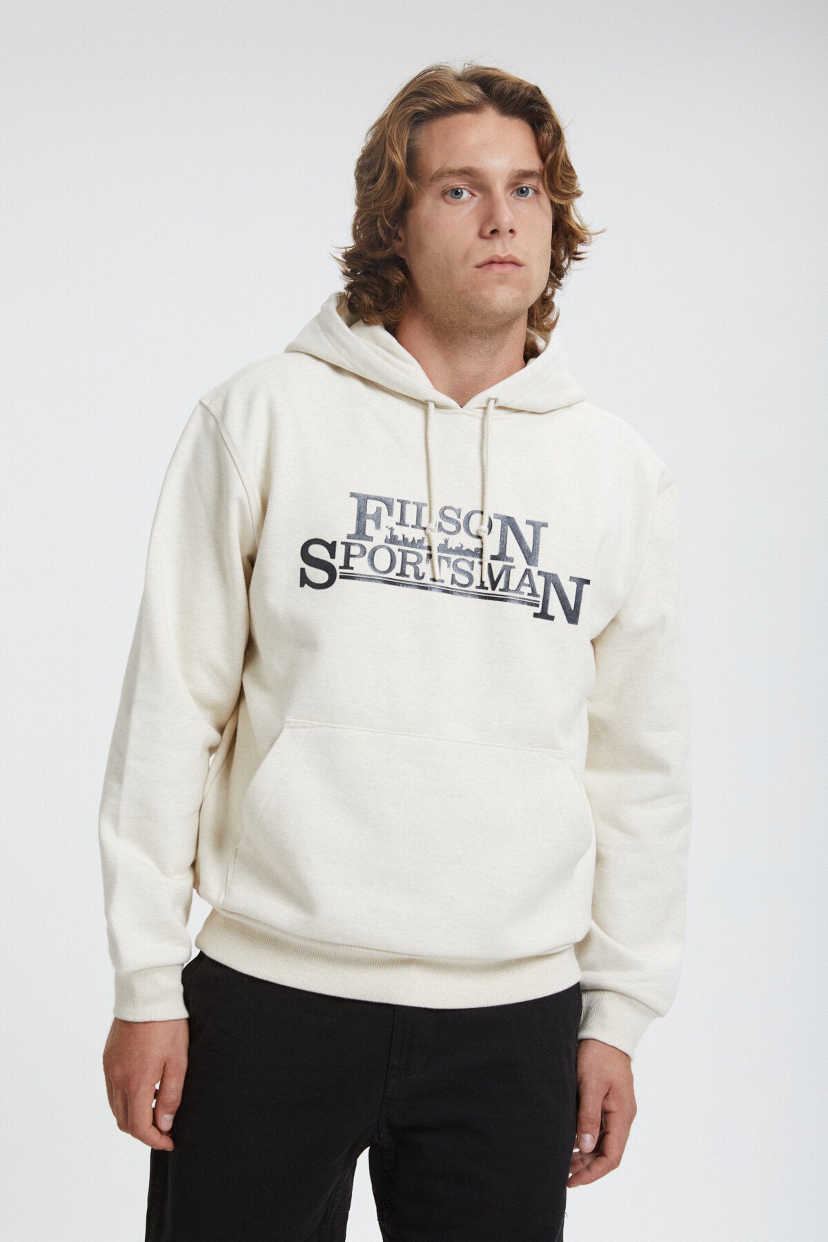 PROSPECTOR GRAPHIC HOODIE Natural heather / de by Filson Man | Men | WP ...